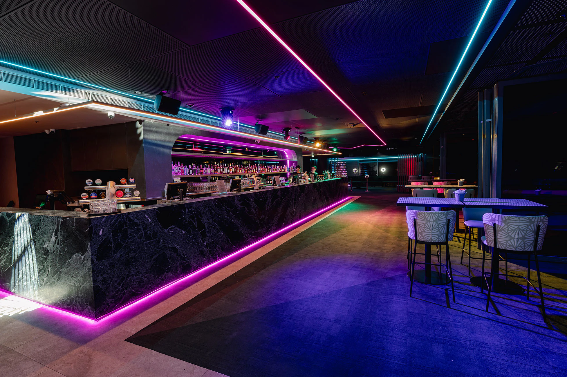 Symphony Lighting hits some playful notes at Cargo Bar, Sydney